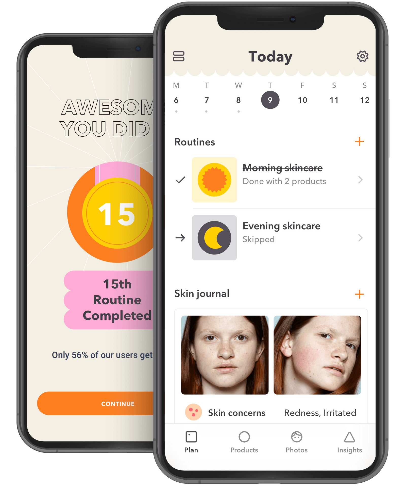 BasicBeauty iOS app - Skincare tracker & journal